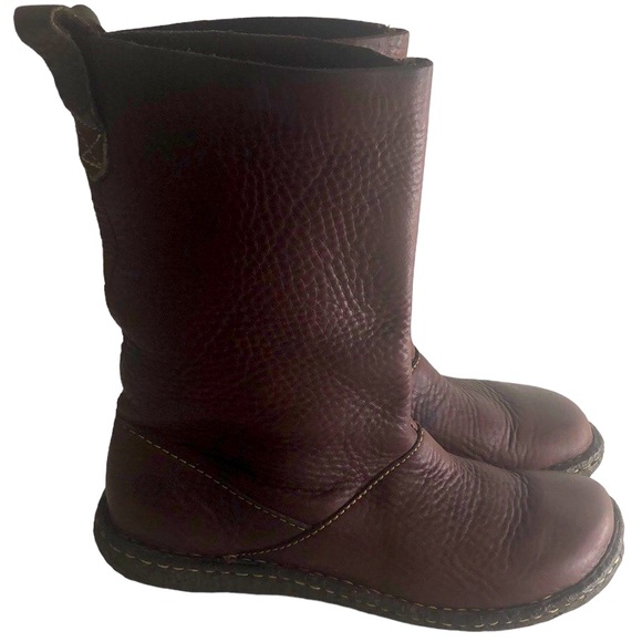 Born | Shoes | Born Boots 7 2 Mid Calf Short Brown Flexible Pebbled ...